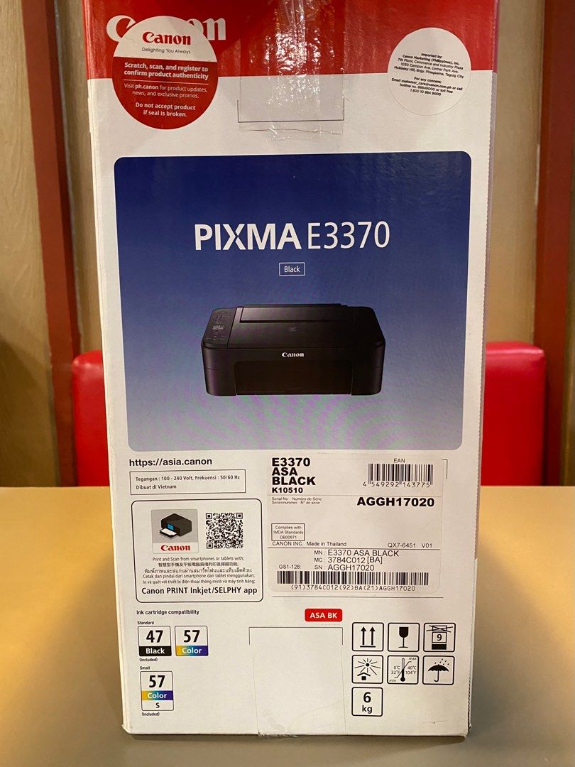 Canon Pixma e3370, Computers & Tech, Printers, Scanners & Copiers on ...