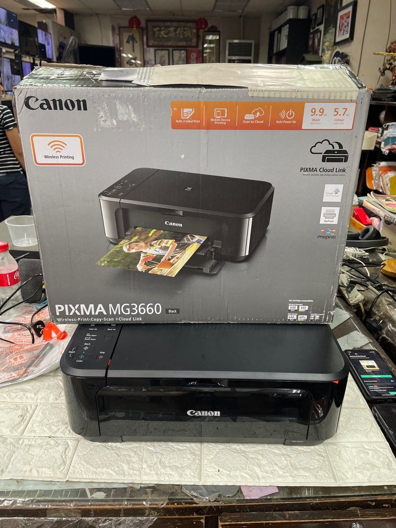 Canon Pixma MG3660 Continuous Printer, Computers & Tech, Printers ...