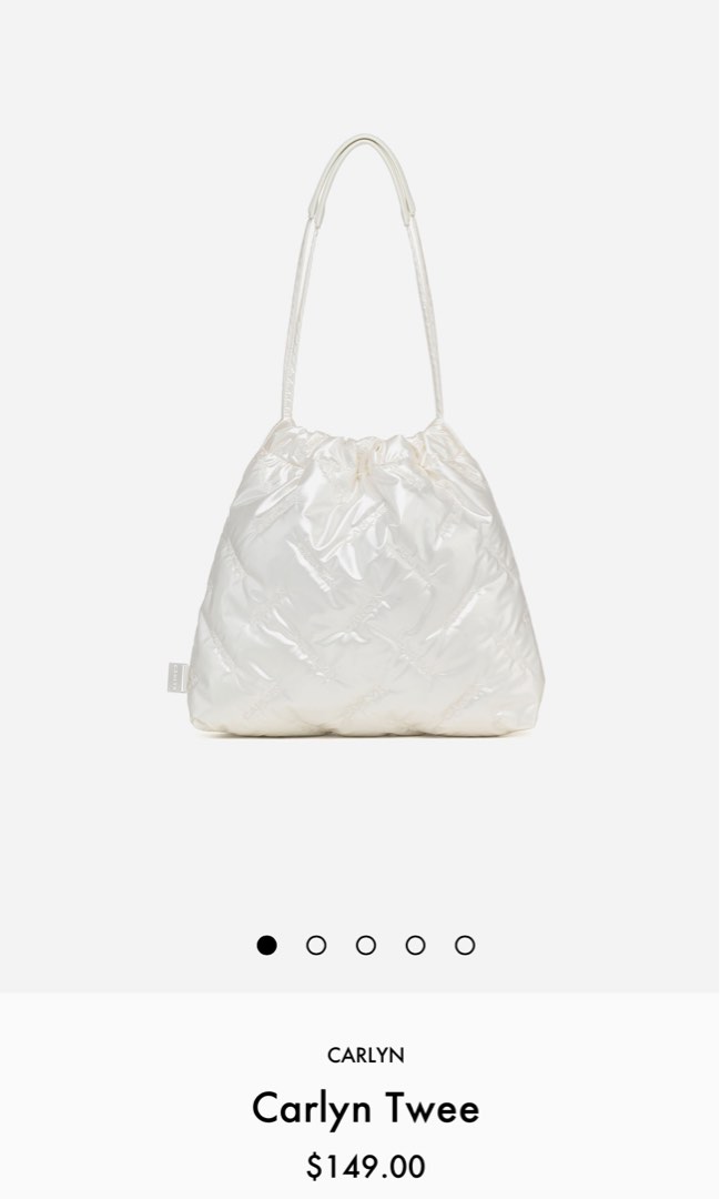 Carlyn Twee Bag in Pearl While, Women's Fashion, Bags & Wallets ...