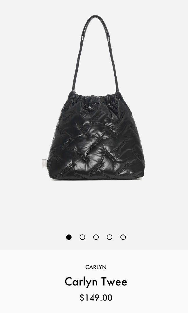 Carlyn Twee Bag in Space Black, Women's Fashion, Bags & Wallets ...
