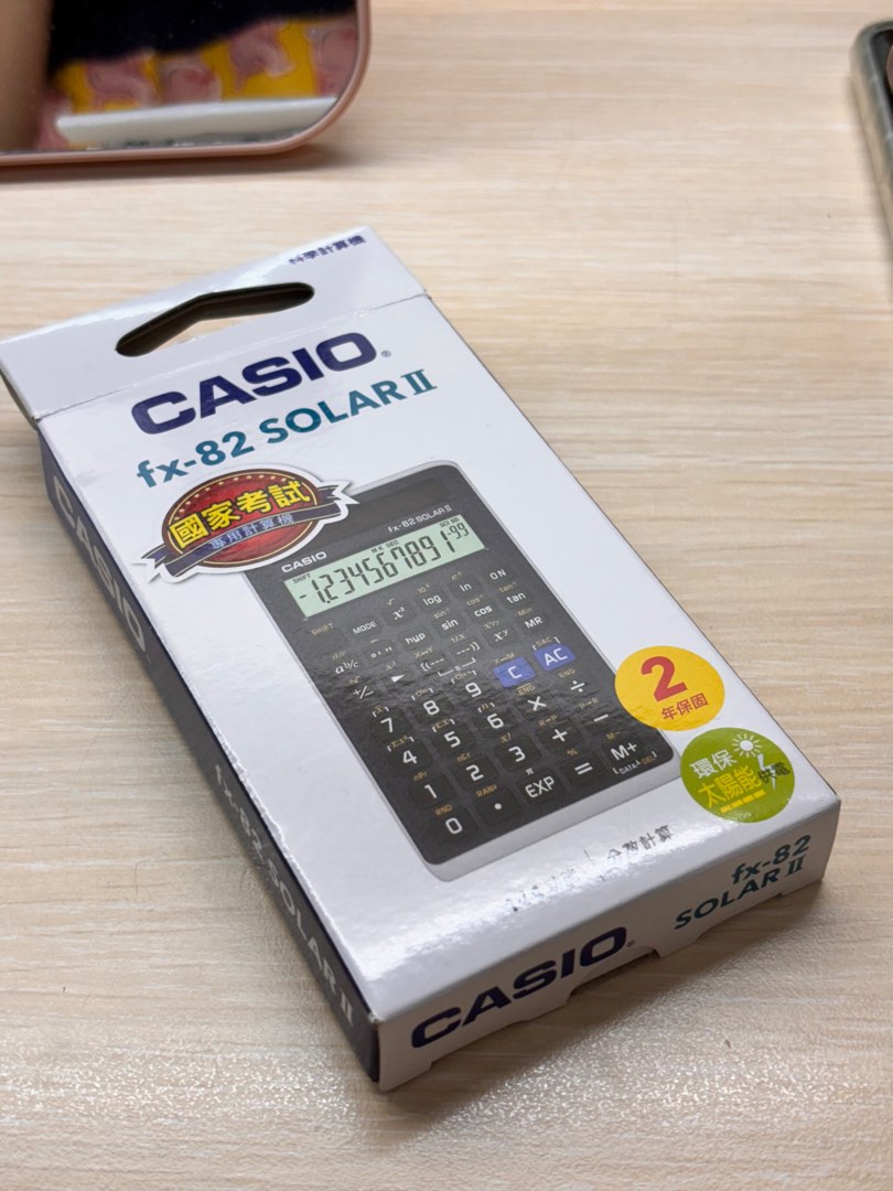 全新 Casio Fx-82 Solar II 考試用計算機, 哩哩扣扣, 其他在旋轉拍賣