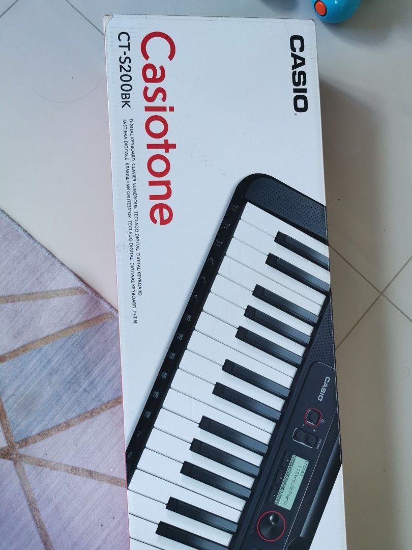 Casio Keyboard CT-S200 (Black), Hobbies & Toys, Music & Media, Musical ...