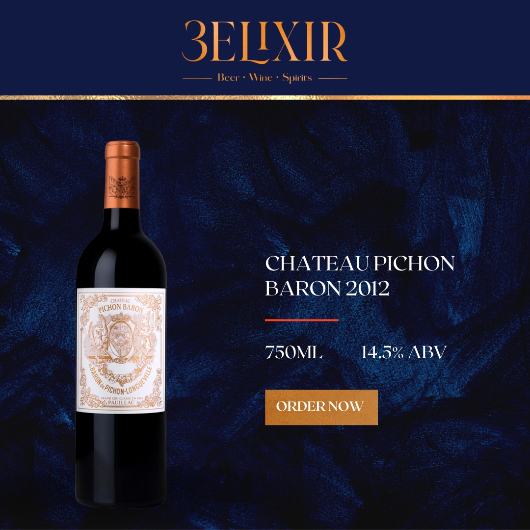 Chateau Pichon Baron 2012, Food & Drinks, Alcoholic Beverages on Carousell