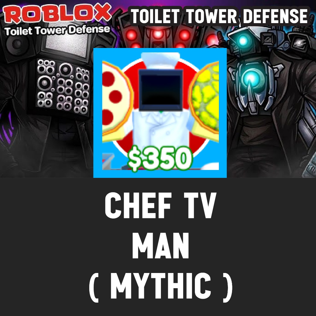 Chef TV Man Toilet Tower Defends Units, Video Gaming, Gaming ...