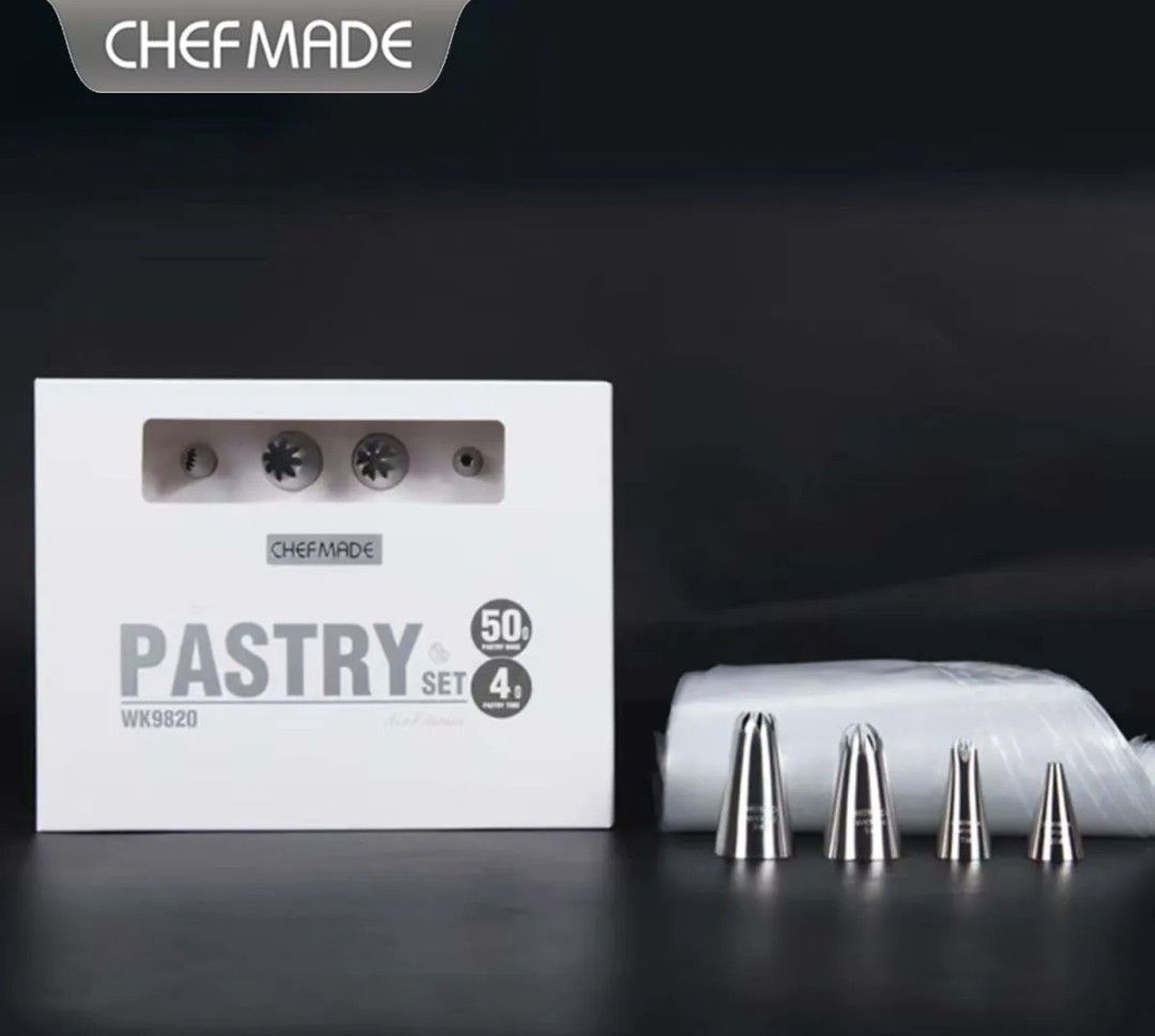 CHEFMADE Pastry Set Piping tools frosting cake decorating piping bag ...