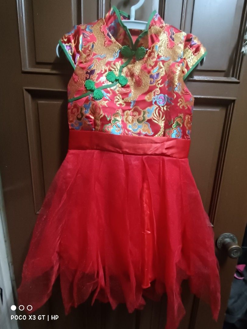 Cheongsam Chinese Tutu Party Dress, Babies & Kids, Babies & Kids ...