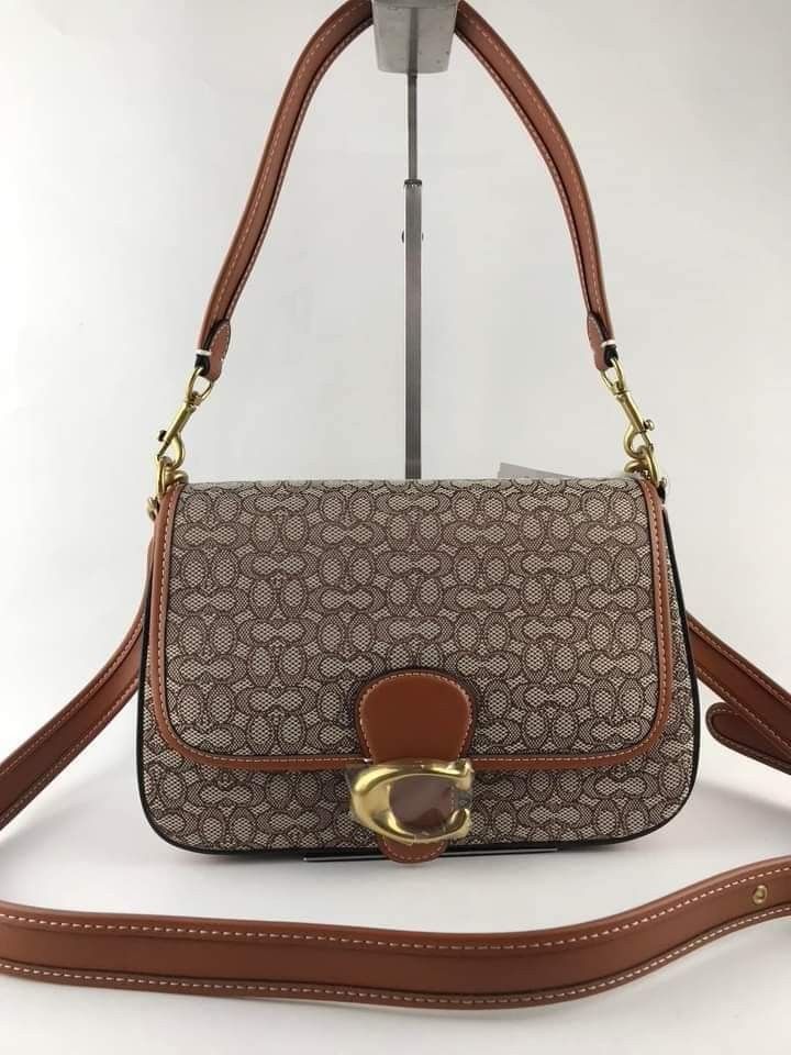 Coach Soft Tabby In Micro Signature Canvas, Women's Fashion, Bags ...