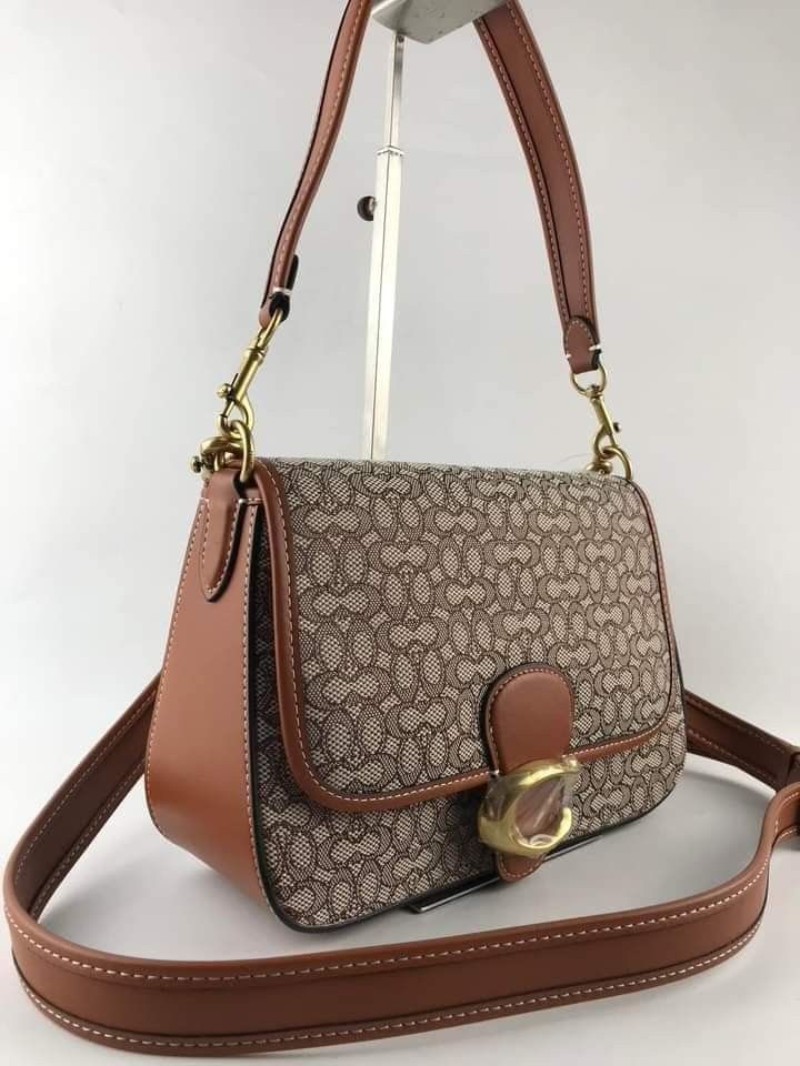 Coach Soft Tabby In Micro Signature Canvas, Women's Fashion, Bags ...