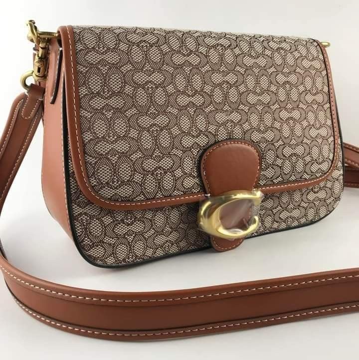 Coach Soft Tabby In Micro Signature Canvas, Women's Fashion, Bags ...