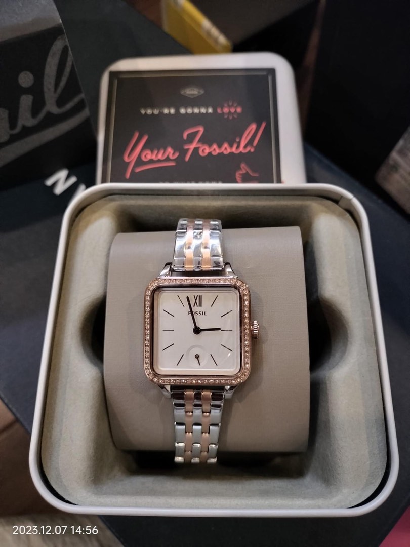 Colleen Three-Hand Two-Tone Stainless Steel Watch, Women's Fashion ...