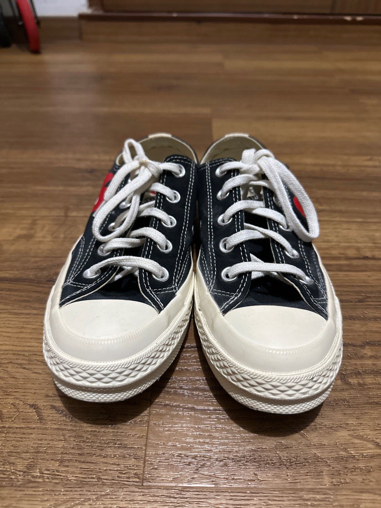 COMME DES GARCONS PLAY CONVERSE Big Heart Low Top, Women's Fashion ...