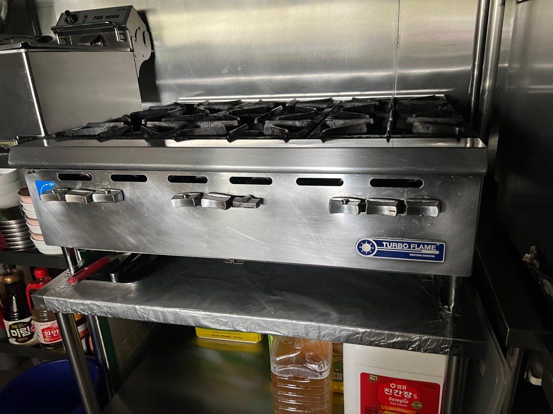 Commercial 6 Ring Gas Burner, TV & Home Appliances, Kitchen Appliances ...