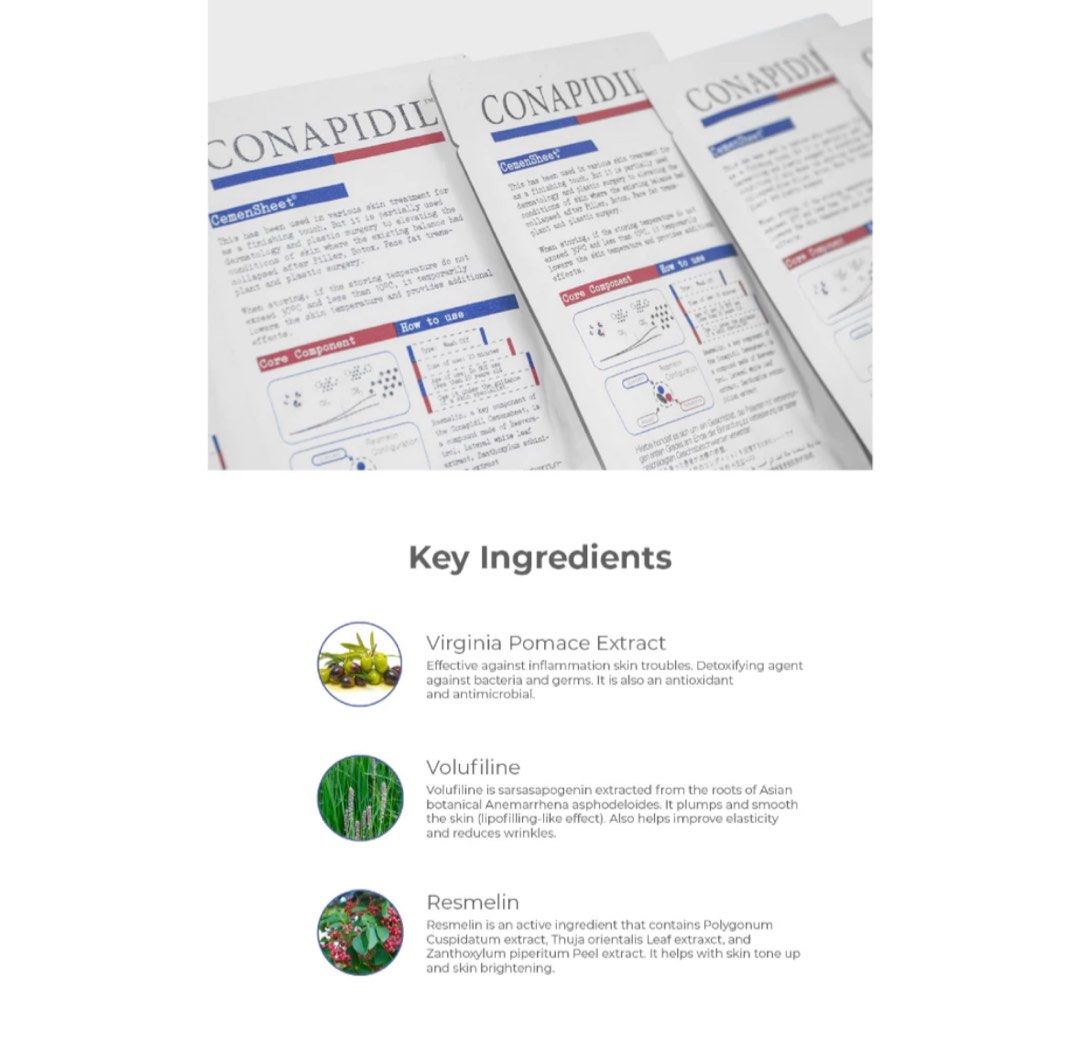 Conapidil Cementsheet (5 sheets), Beauty & Personal Care, Face, Face ...