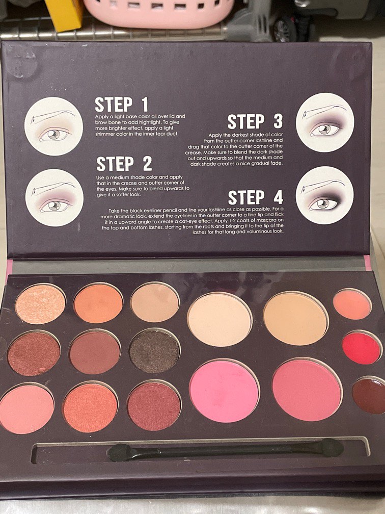 Contour Shading Palette for Eyes, Brows and Face, Beauty & Personal ...