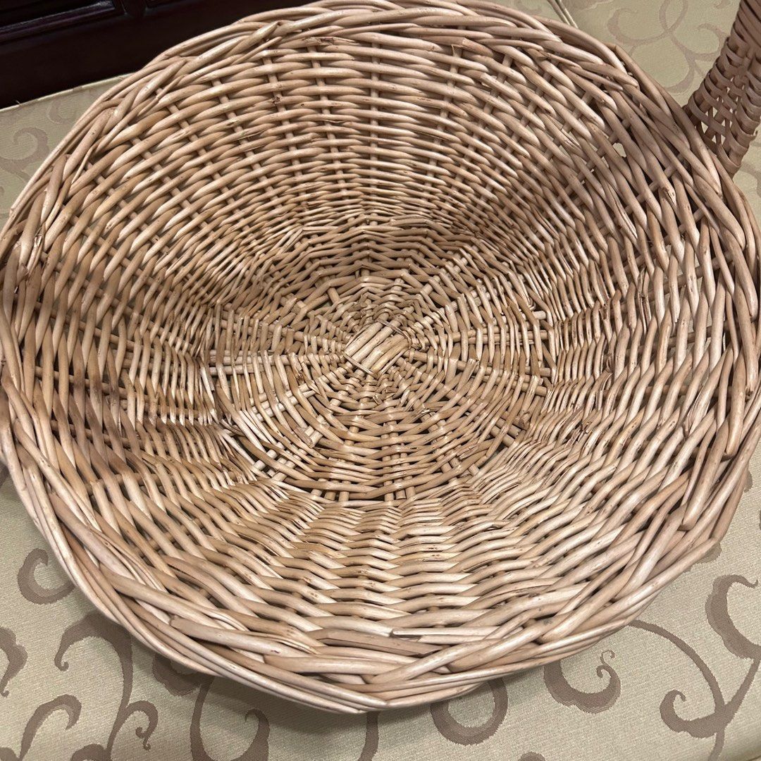 Cute Round Hamper Basket #31, Furniture & Home Living, Home Improvement ...