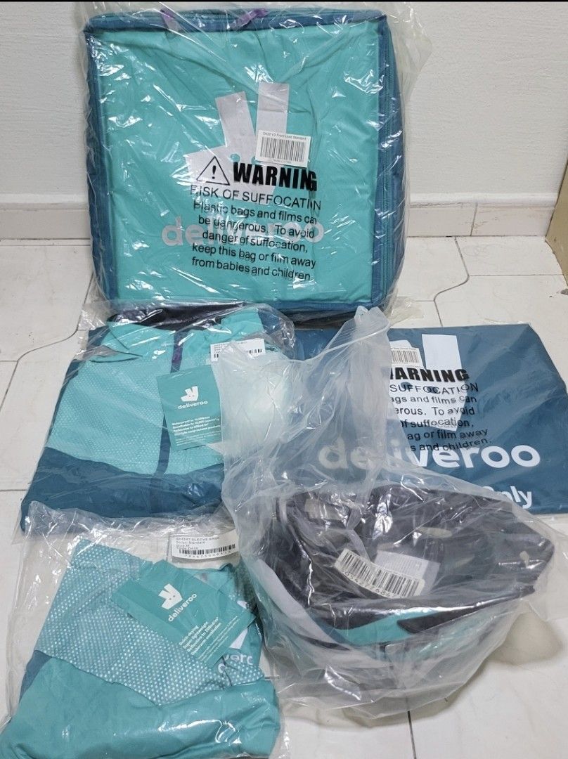 Deliveroo rider kit, Motorcycles, Motorcycle Accessories on Carousell
