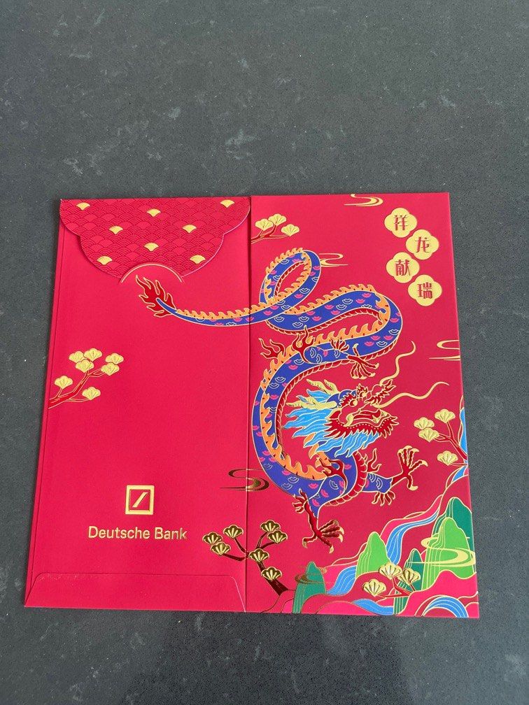 Deutsche Bank Red Packet 2024, Hobbies & Toys, Stationery & Craft, Art ...