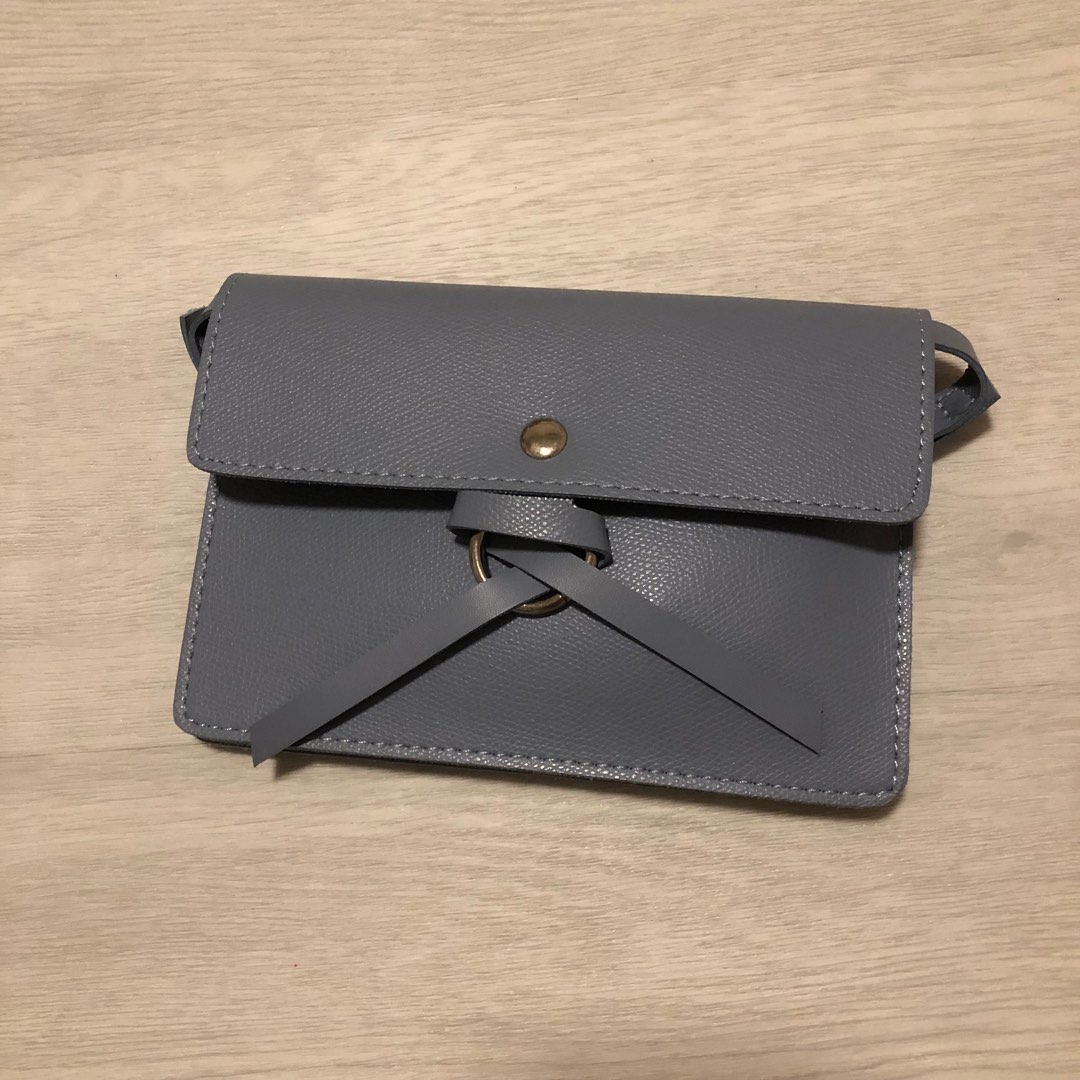 Dusty Blue Envelope Crossbody Bag, Women's Fashion, Bags & Wallets ...