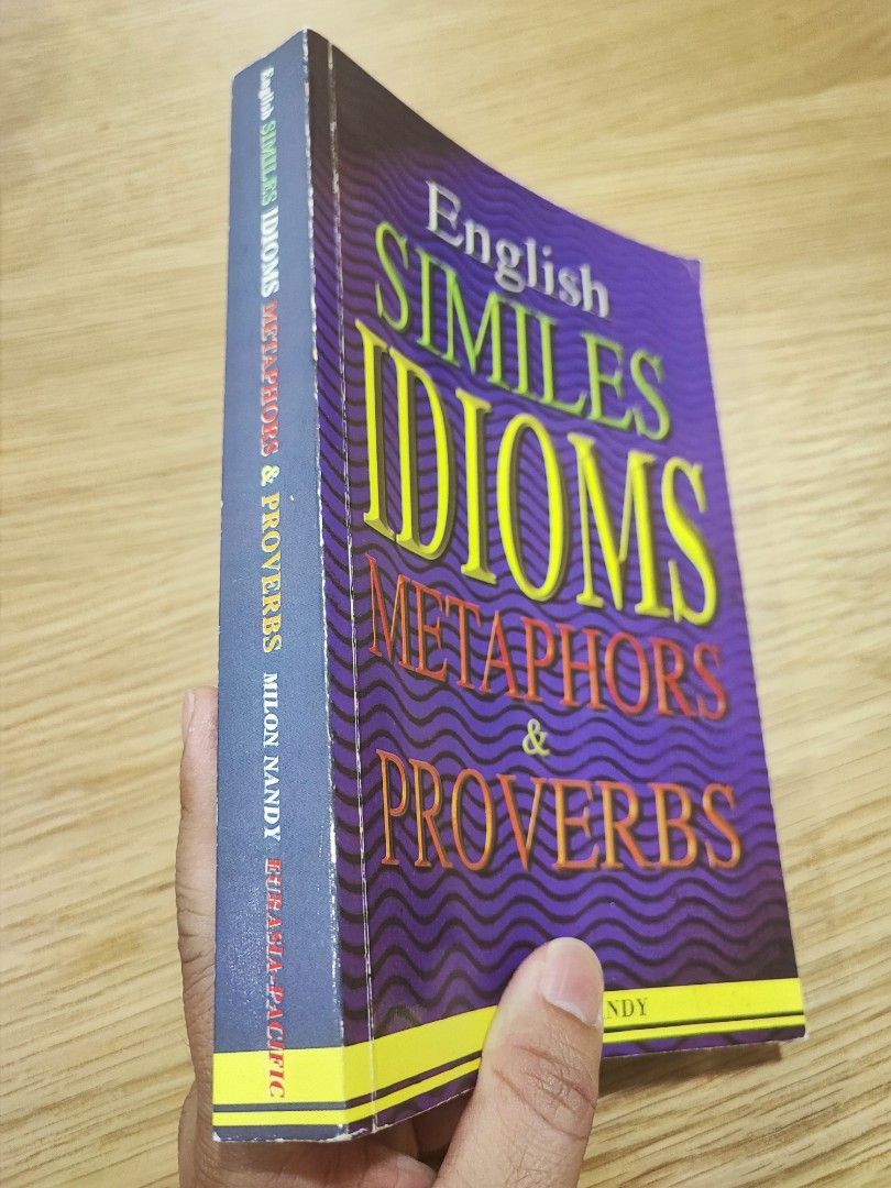 (ENG) English Similes Idioms Metaphors & Proverbs, Hobbies & Toys ...