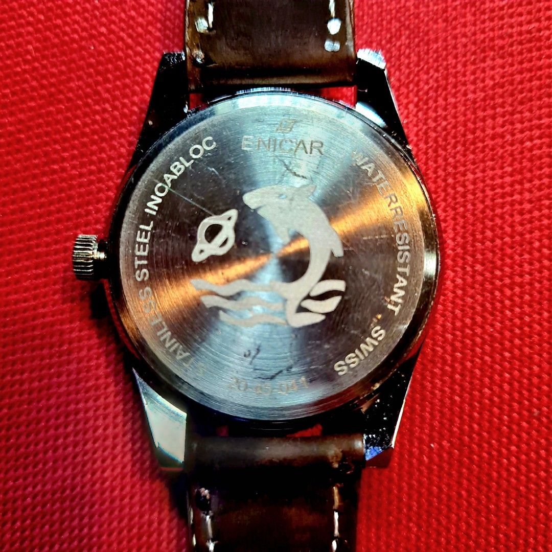 #Enicar Watch #Swiss Made #Vintage #Mechanical Watch, Men's Fashion ...