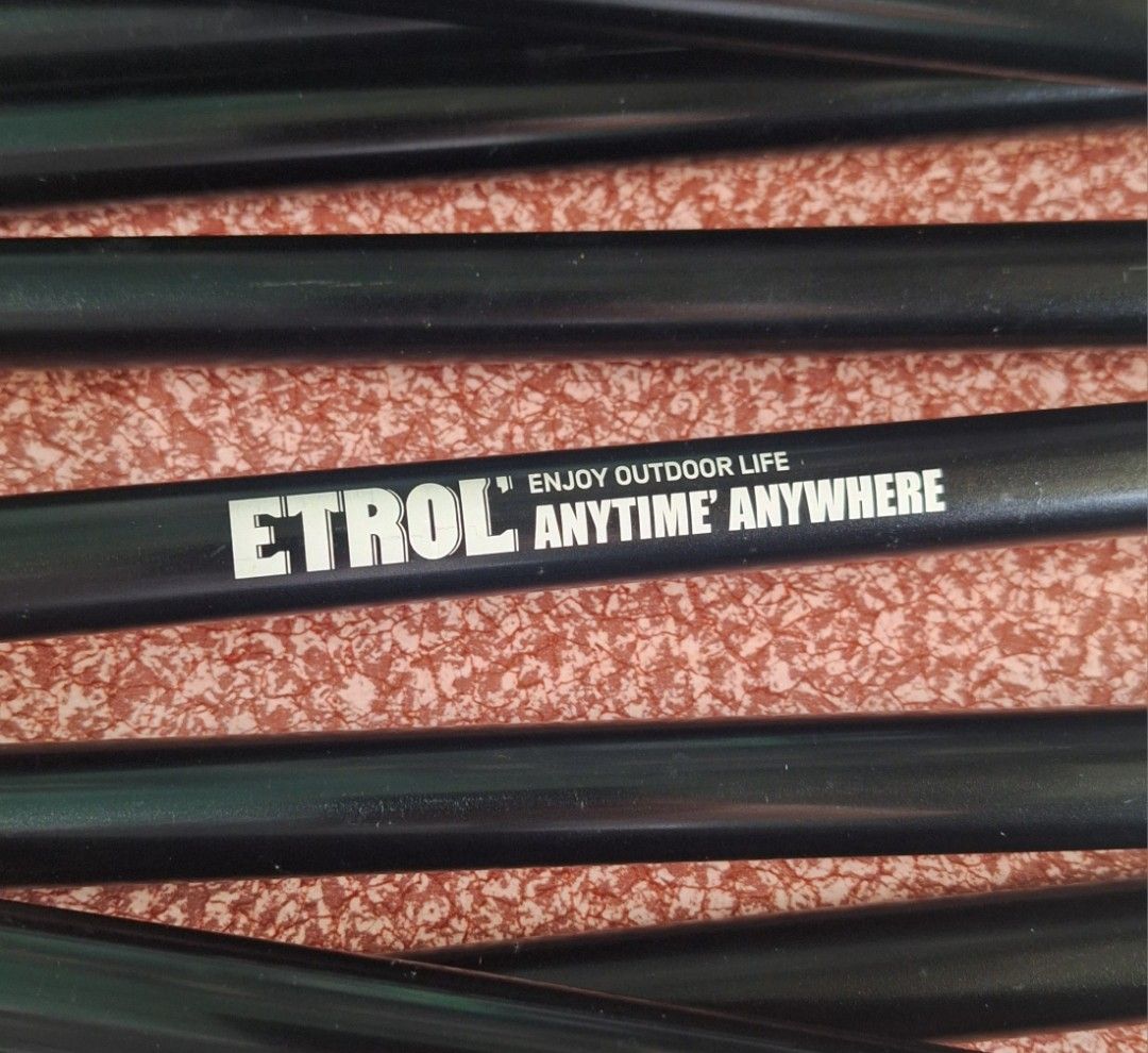 Etrol Tent Tarp Poles, Sports Equipment, Hiking & Camping on Carousell