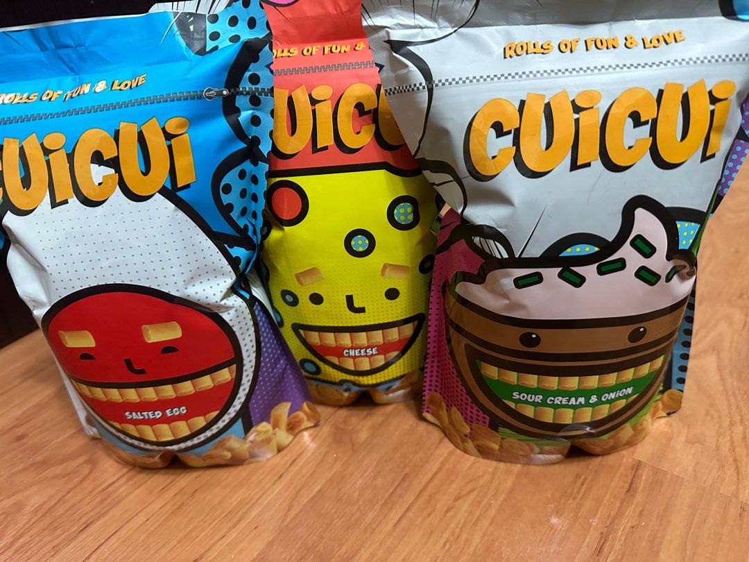 Eureka Cui Cui Chips, Food & Drinks, Packaged & Instant Food on Carousell