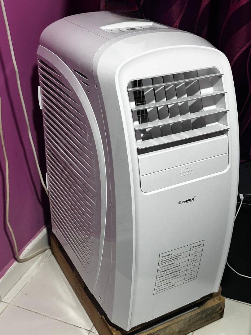 Europace Portable Aircon 20A Btu 20,000, TV & Home Appliances, Air ...