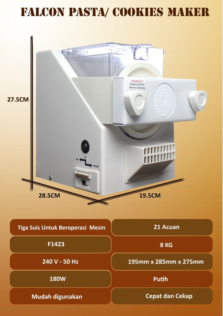 Falcon Pasta/Cookies Maker, TV & Home Appliances, Kitchen Appliances ...