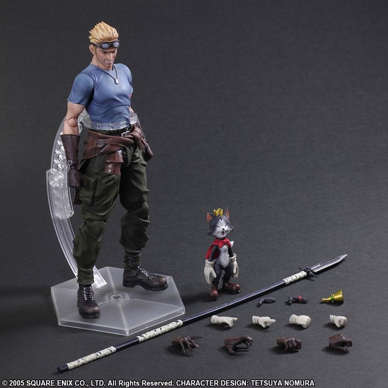Final Fantasy VII ADVENT CHILDREN - Cid Highwing & Cait Sith [Play Arts ...