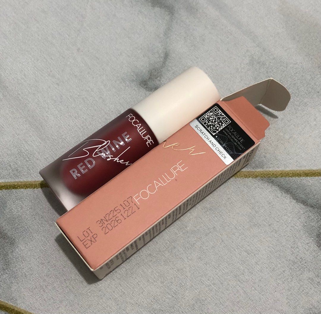 FOCALLURE Liquid Blush Hangover Red Wine Natural Cheek Tint Blusher ...