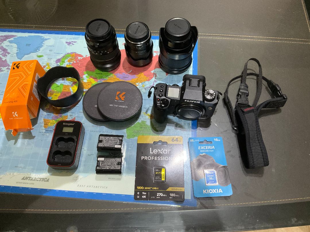 Fujifilm XH-2 with 3 lenses included, Photography, Cameras on Carousell