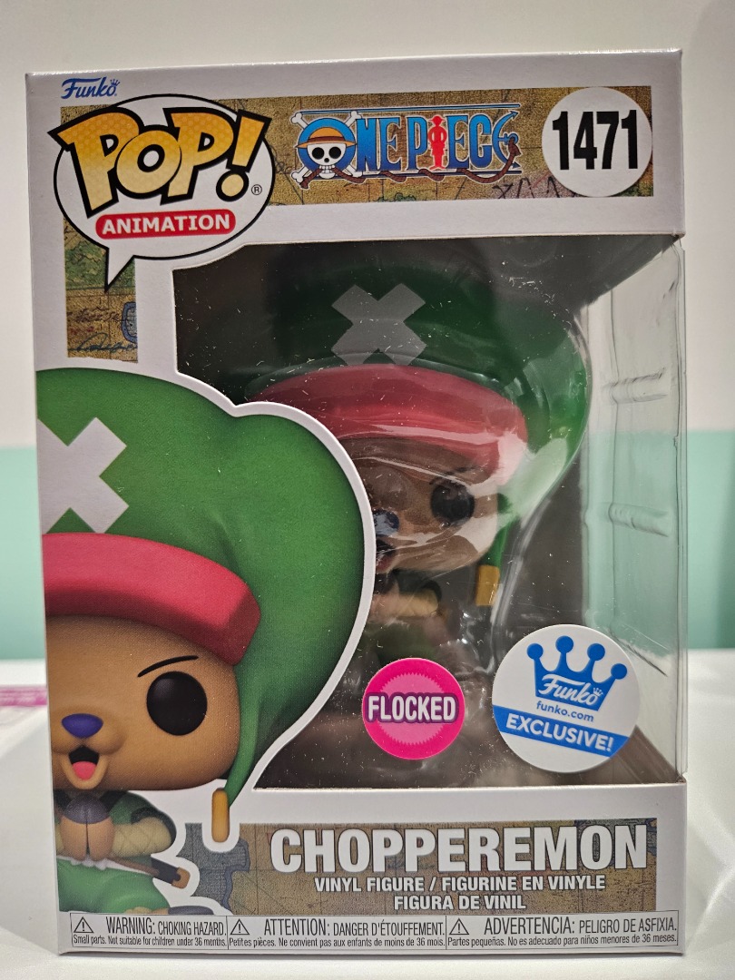 Funko Pop - One Piece - Chopperemon Flocked (Funko Exclusive), Hobbies ...