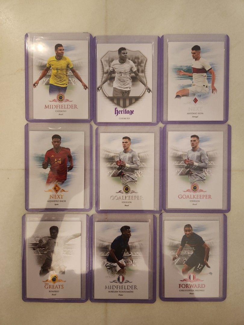 Futera Genuine and Authentic Numbered Soccer Cards high end quality ...