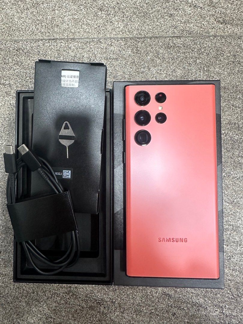 Galaxy S22 Ultra 5g Burgundy 512gb Mobile Phones And Gadgets Mobile