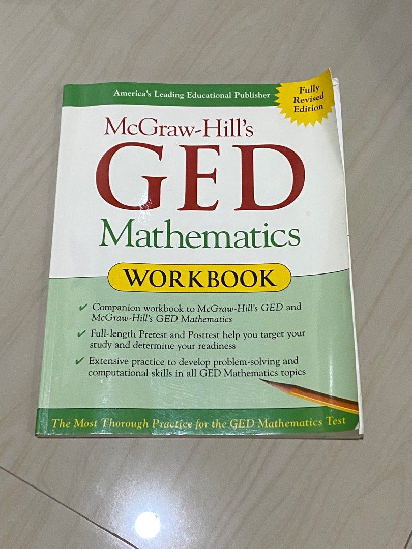GED Mathematics Workbook, Hobbies & Toys, Books & Magazines, Textbooks ...