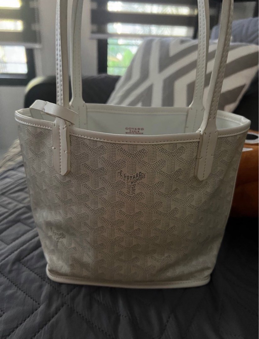 Goyard white Mini Anjou, Women's Fashion, Bags & Wallets, Shoulder Bags ...