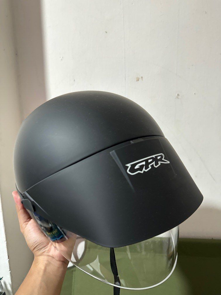 GPR Helmet GK09 Matte Black, Motorcycles, Motorcycle Accessories on ...