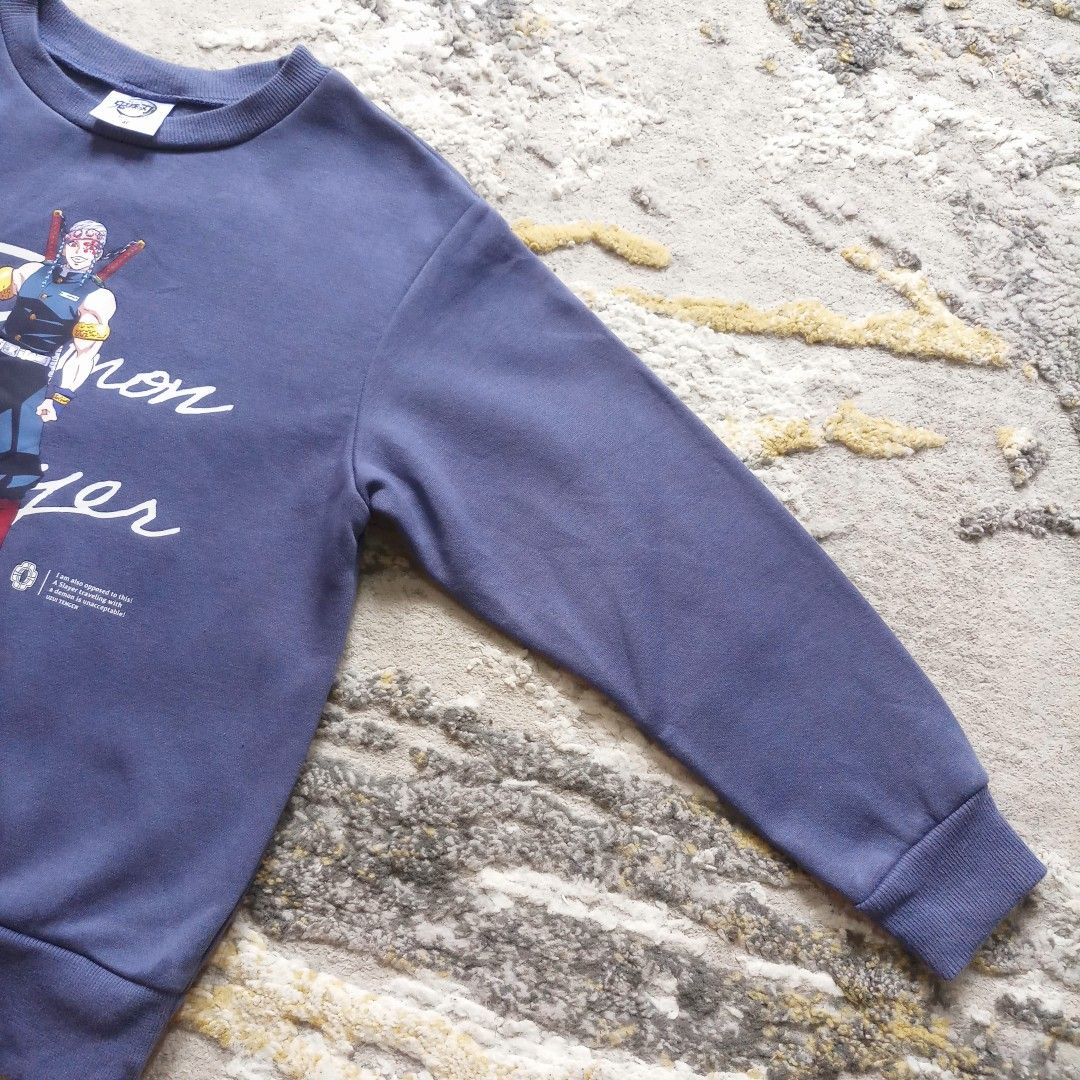 GU x Demon Slayer Uzui Tengen Kids Sweatshirt, Babies & Kids, Babies ...