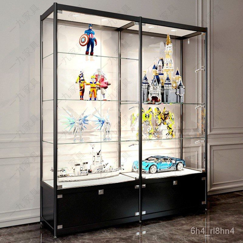 Hand-Made Cabinet Display Cabinet Made of Glass Toy Lego Model Gundam ...