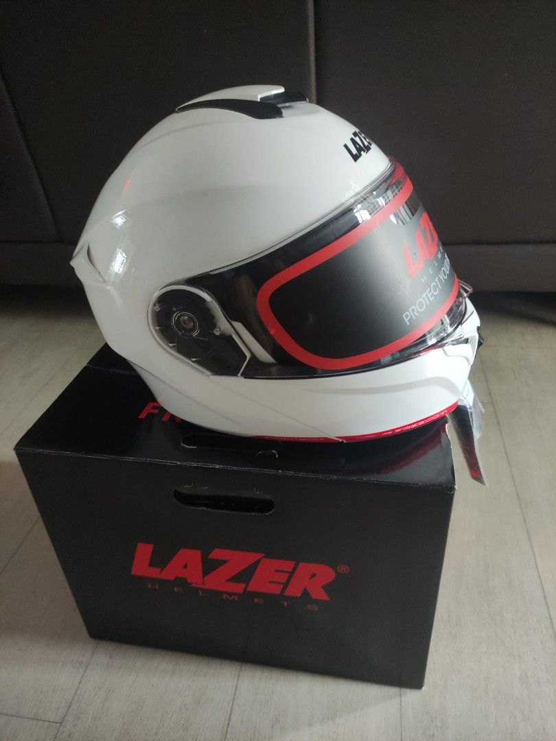 Helmet-Laser MH6 modular, Motorcycles, Motorcycle Apparel on Carousell