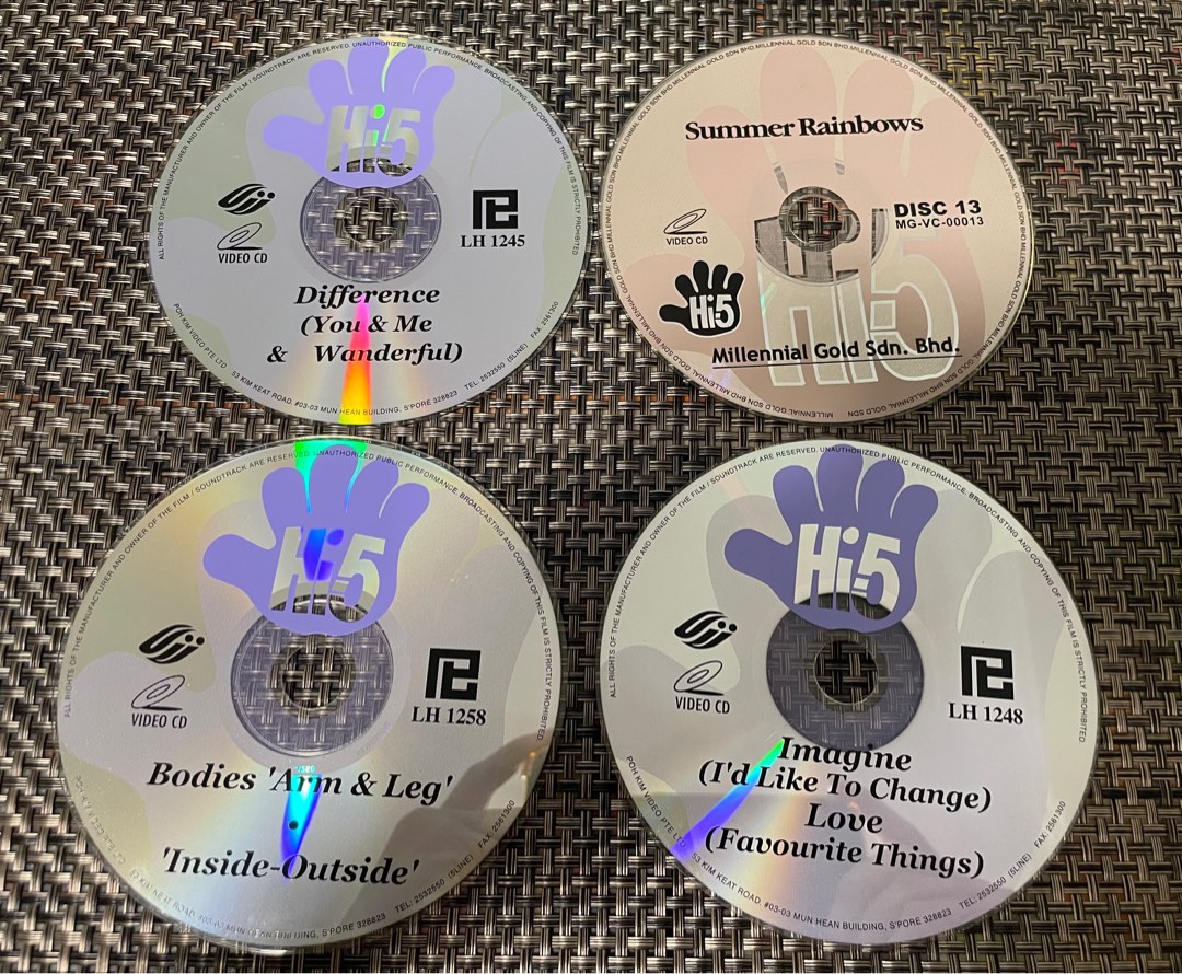 Hi-5 music CD x11 plus CD pockets, Hobbies & Toys, Music & Media, CDs ...