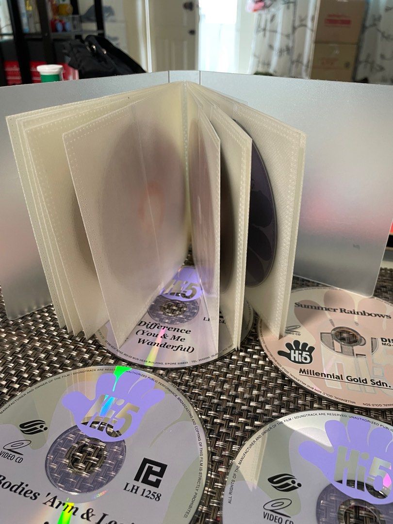 Hi-5 music CD x11 plus CD pockets, Hobbies & Toys, Music & Media, CDs & DVDs on Carousell