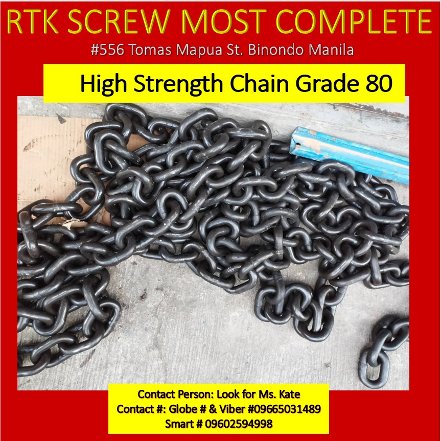 High Strength Chain Grade 80, Commercial & Industrial, Construction ...