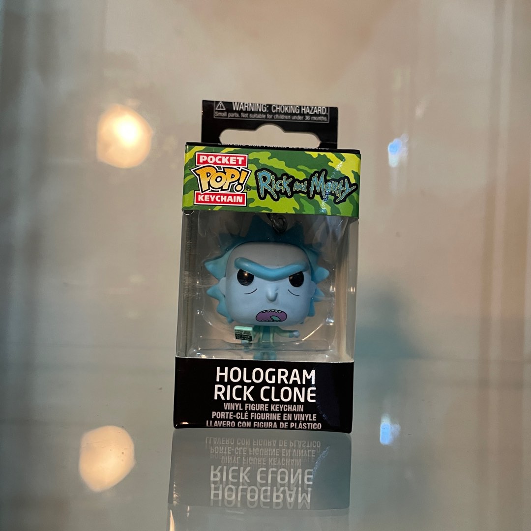Hologran Rick Clone Funko keychain, Hobbies & Toys, Toys & Games on ...