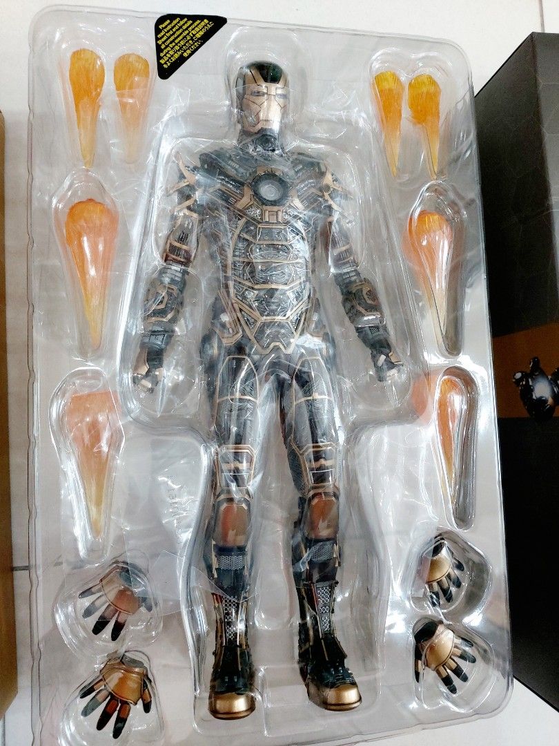 Hot toys iron man 3 mark 41 Bones / Mib just open checking only ...
