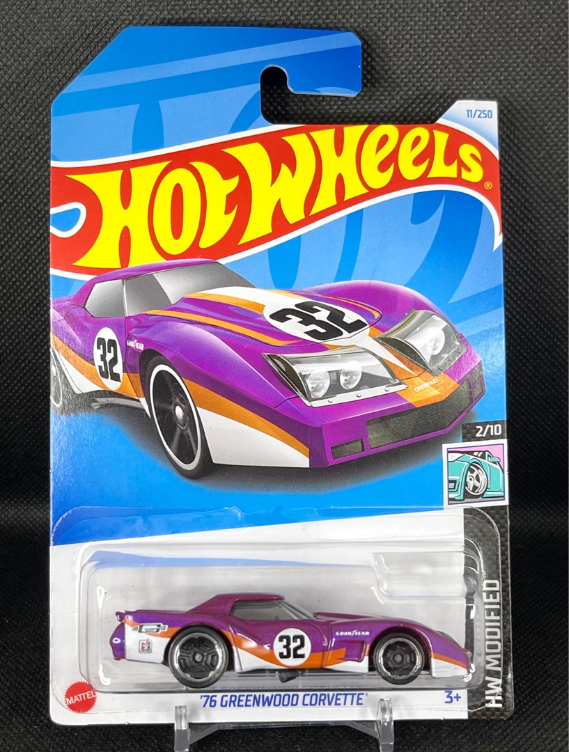 Hot Wheel HW Modified “1976 Greenwood Corvette ” Diecast Model Car ...