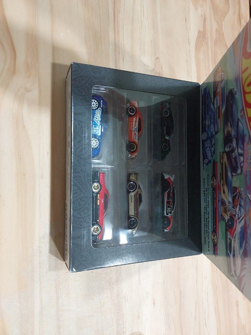 Hot wheels set of 6 custom datsun 240Z/2018 honda civic type r/70 ...