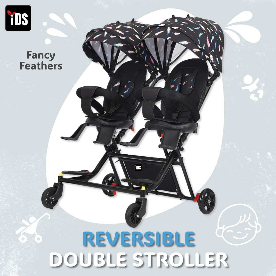 [iDS] Promo! New Dual Facing Foldable Reclining Reversible Twin ...