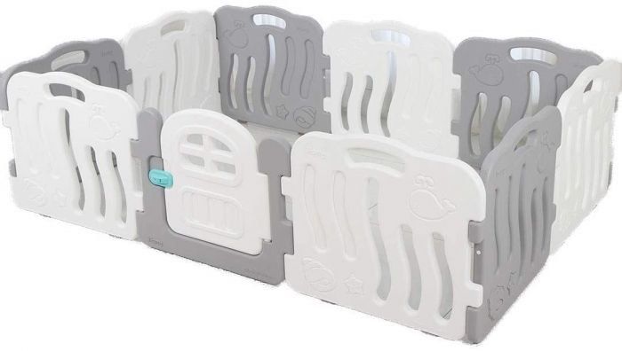 Ifam Playpen (White & Grey), Babies & Kids, Infant Playtime on Carousell