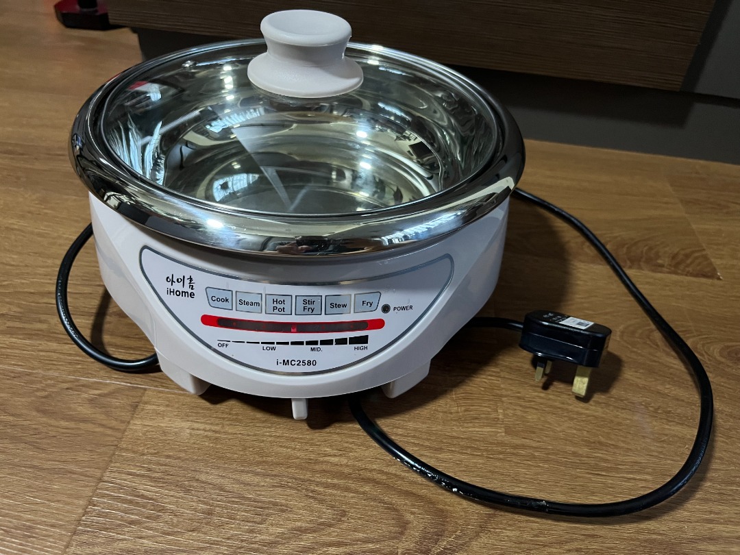 iHome Multi Cooker Steamboat Electric Stainless Steel Pot Hot Hotpot ...